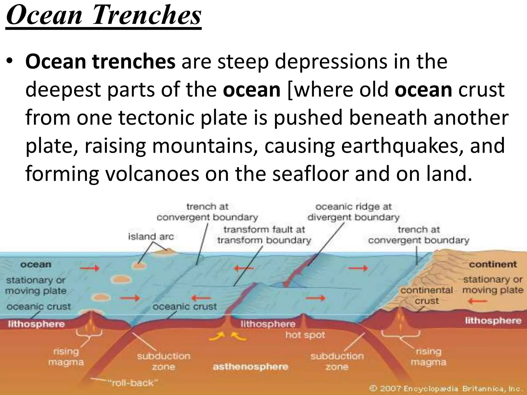 Morphology of ocean floor | PPTX | Geography | Science