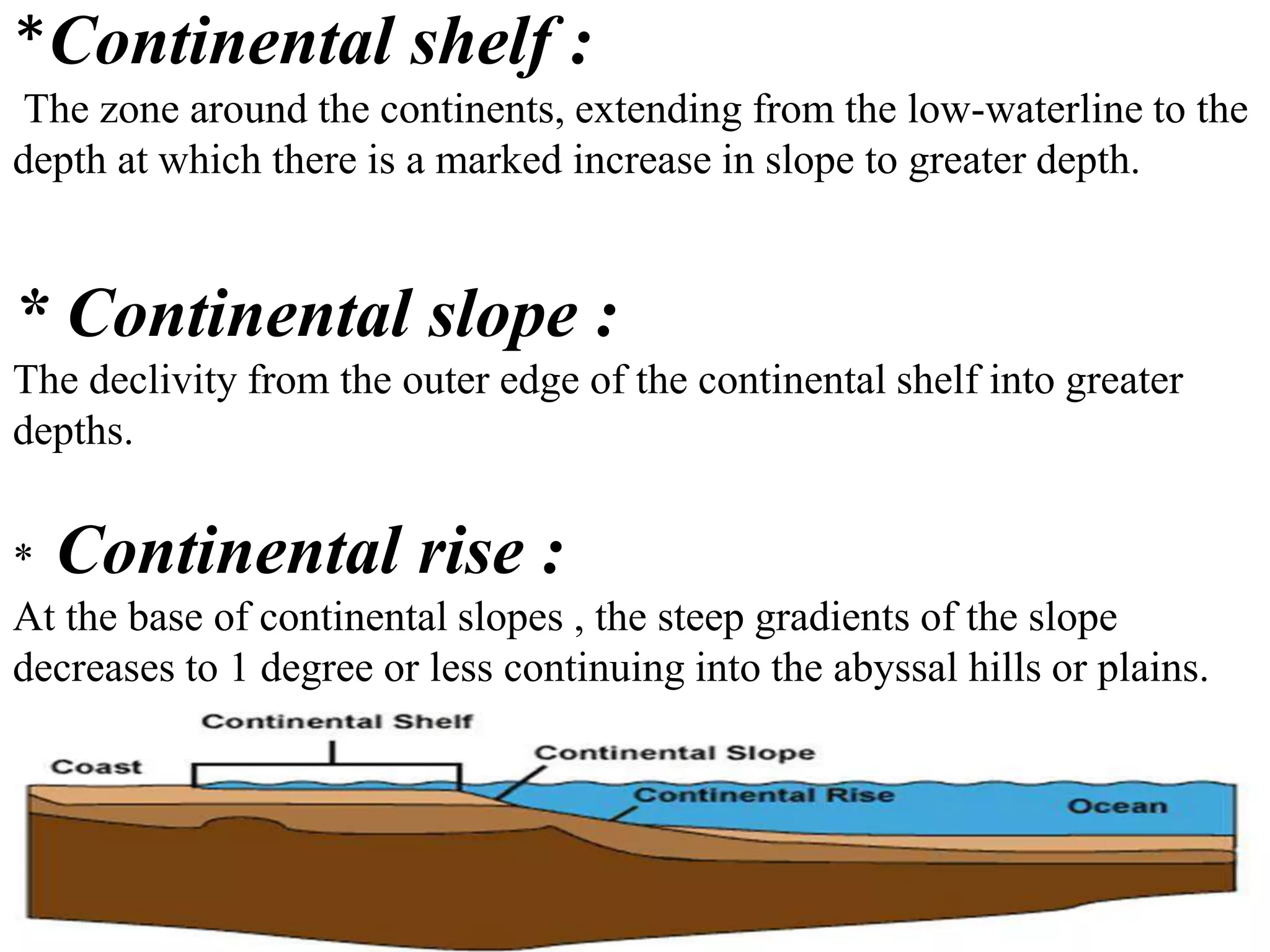 Morphology of ocean floor | PPTX