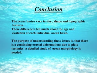Morphology of ocean floor | PPTX