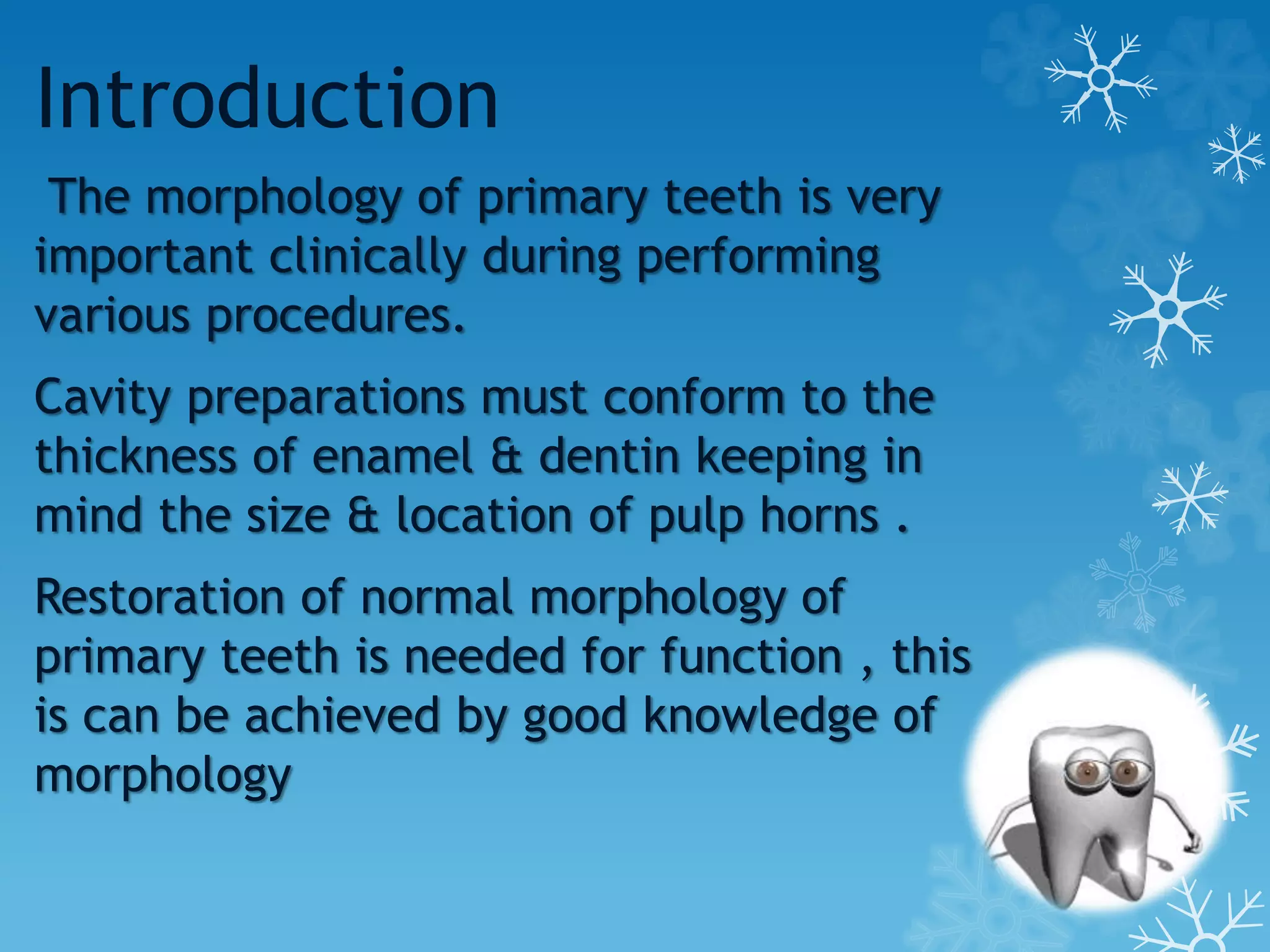 Morphology of primary teeth | PPTX