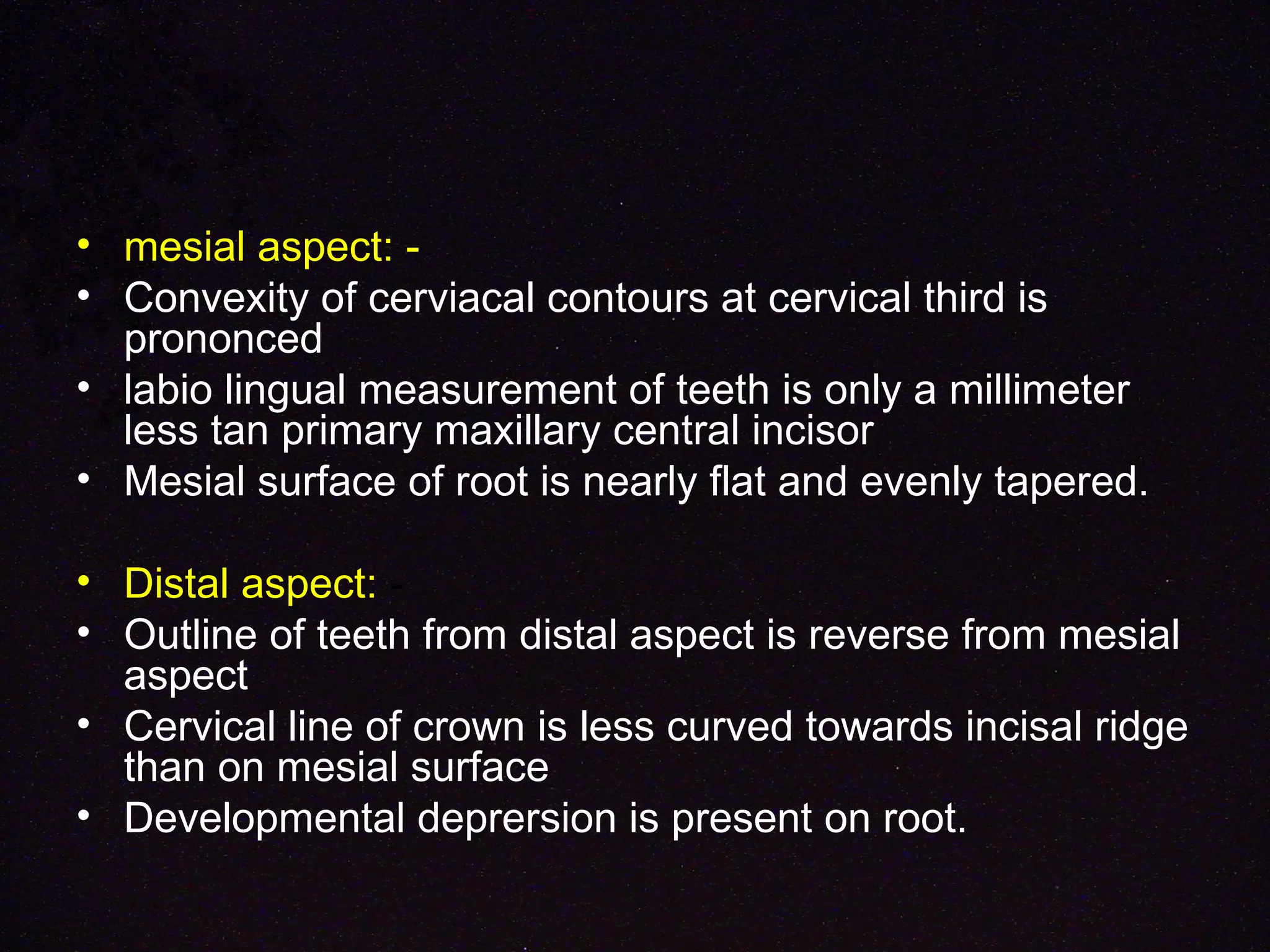 Morphology of primary teeth pedodontics | PPT