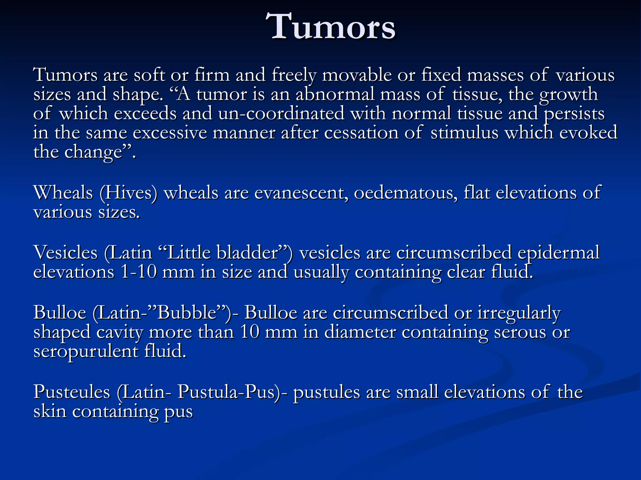 Morphology of skin lesions | PPT