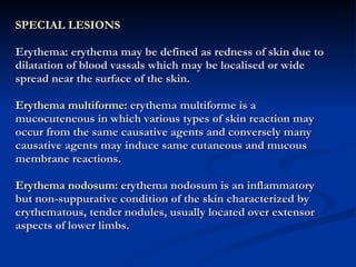 Morphology of skin lesions | PPT
