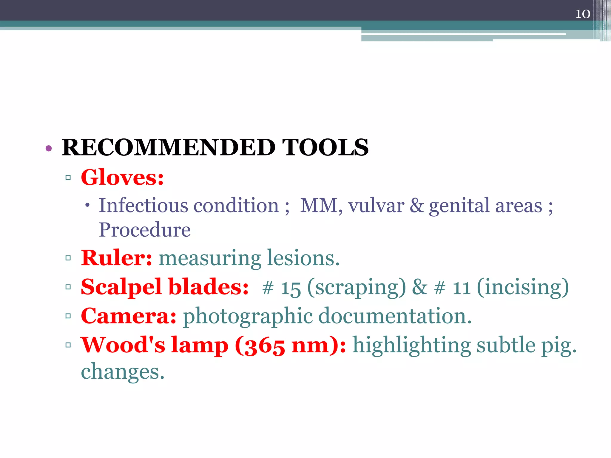 Morphology of skin lesions tim | PDF