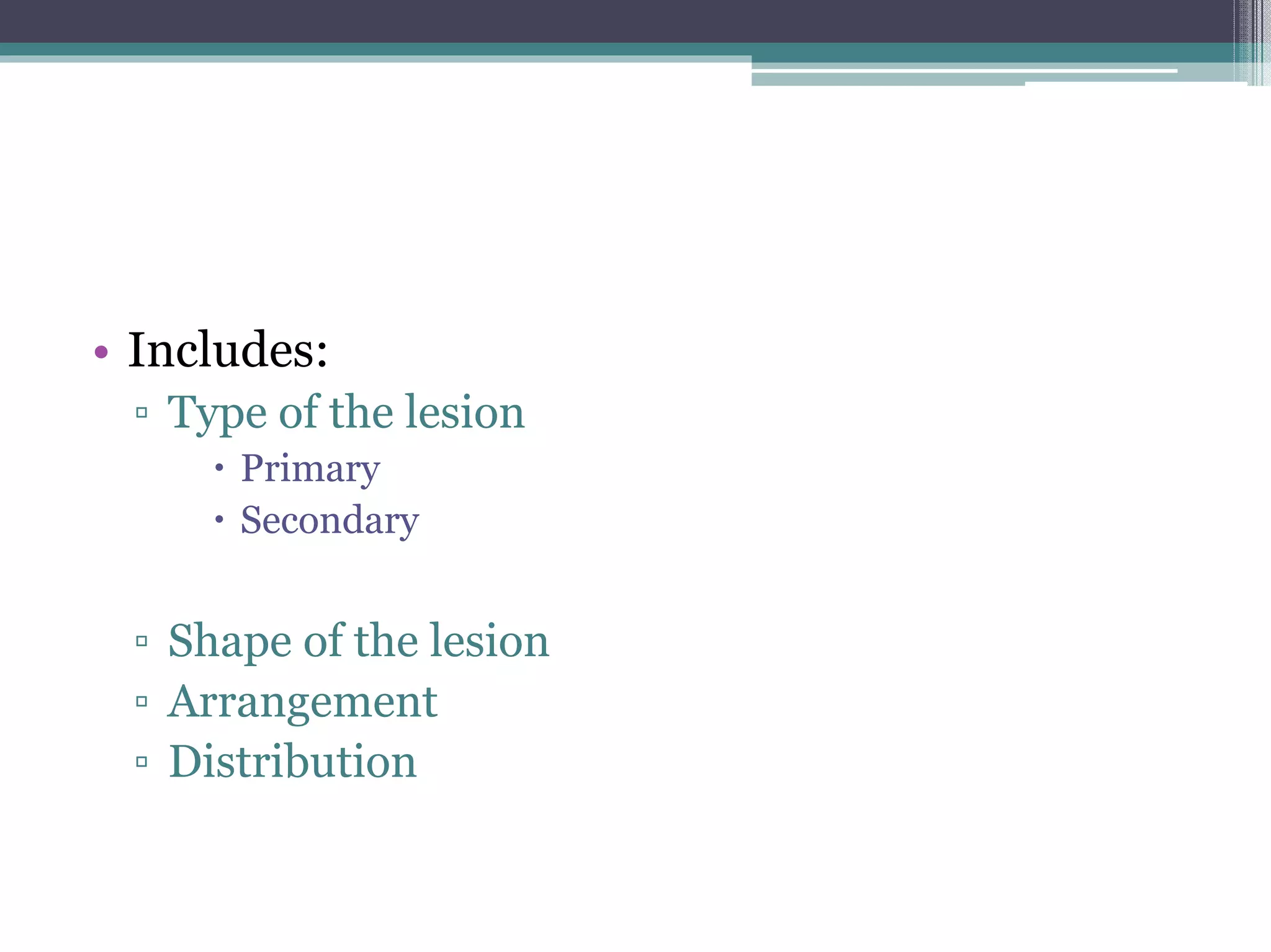 Morphology of skin lesions tim | PDF