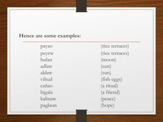 Morphology of tagalog | PPTX