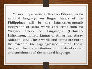 Morphology of tagalog | PPTX