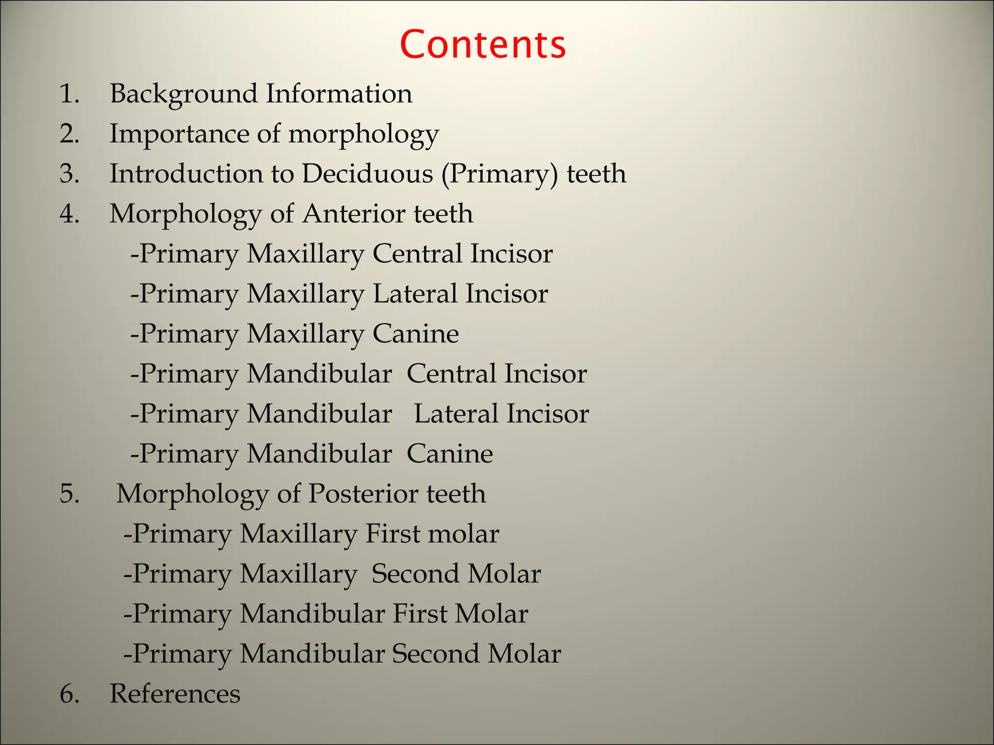 Morphology of tooth | PPT