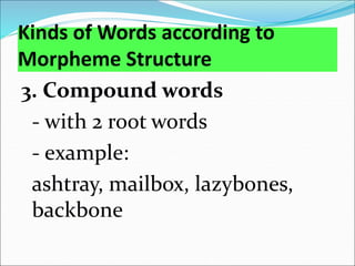 morphology morphological presentation byh | PPT