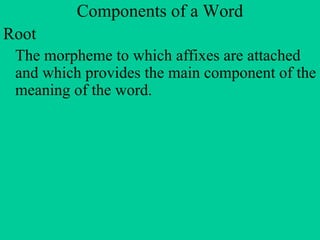 Morphology ppt for blackboard | PDF | Geology | Science