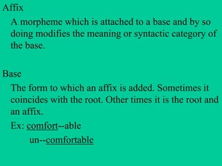 Morphology ppt for blackboard | PDF | Geology | Science