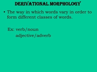 Morphology ppt for blackboard | PDF | Geology | Science