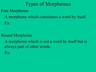 Morphology ppt for blackboard | PDF | Geology | Science