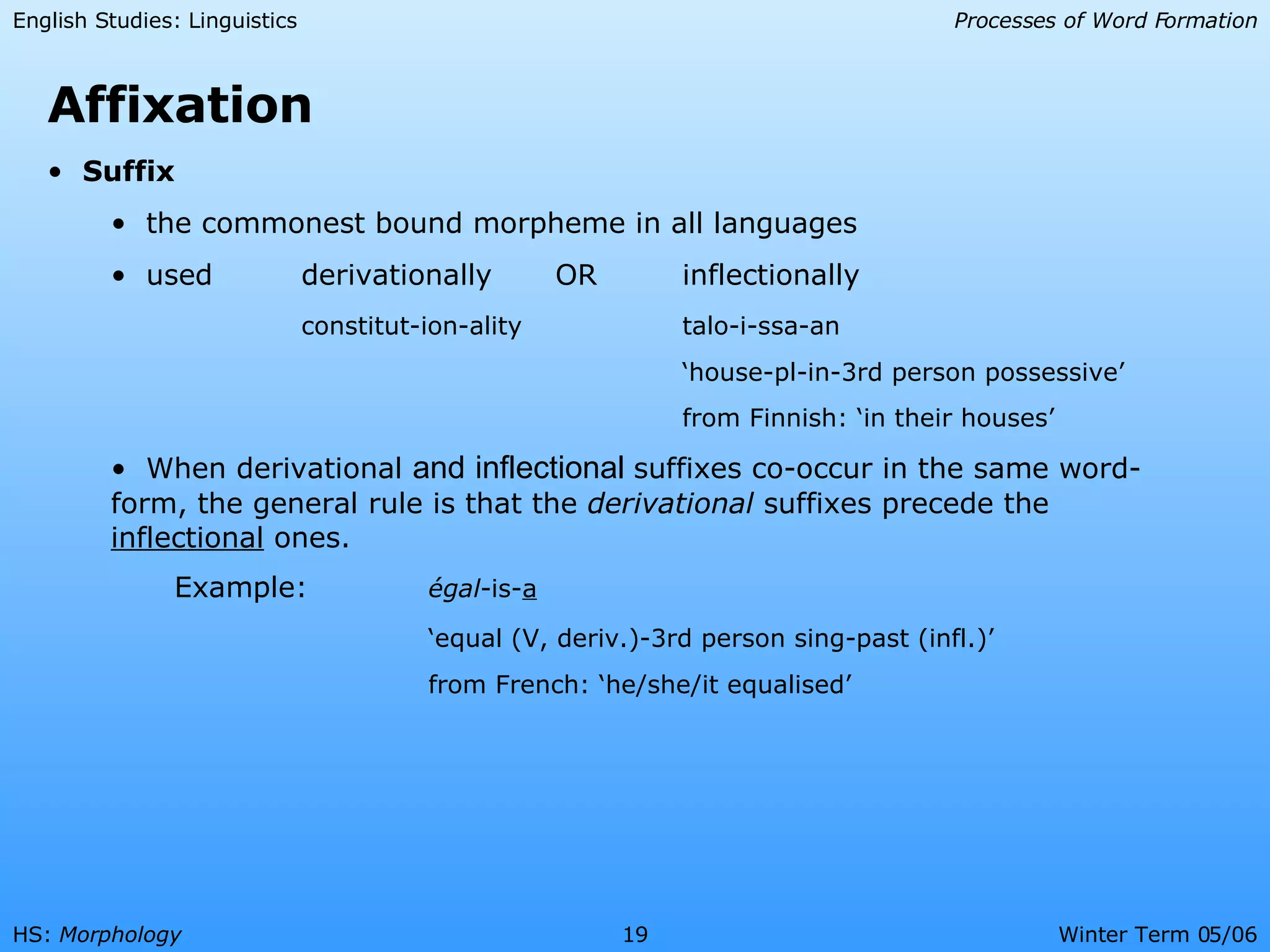 Morphology Presentation | PPT