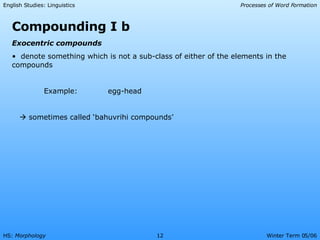 Morphology Presentation | PPT