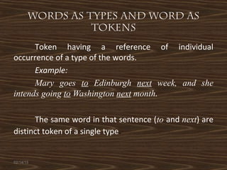 Some Summary of Morphology | PPT