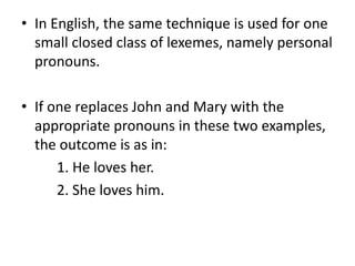 Inflection in Morphology (Linguistics) | PPTX