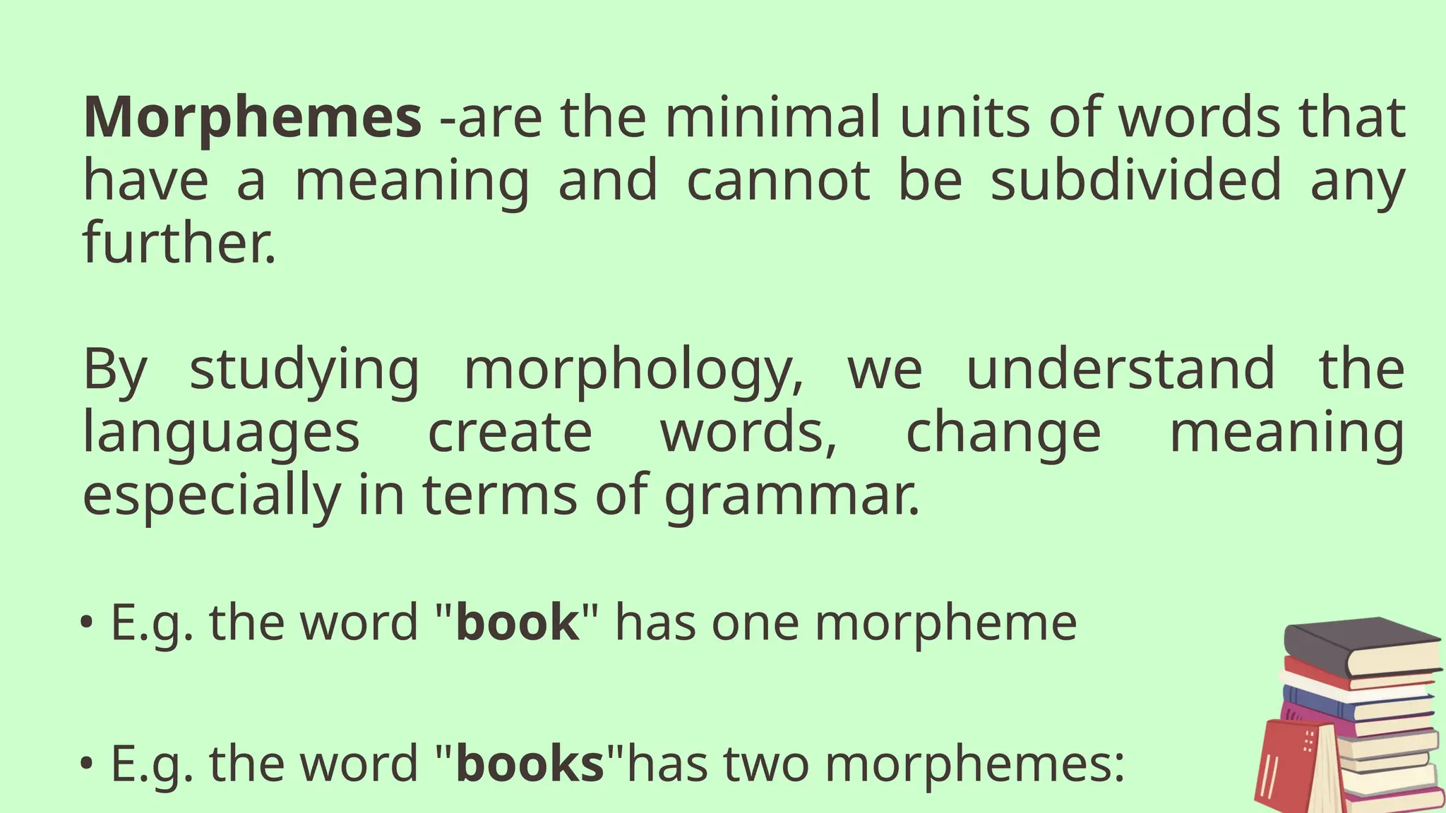 Morphology__report.pptx presentation for basic English grammar | PPTX