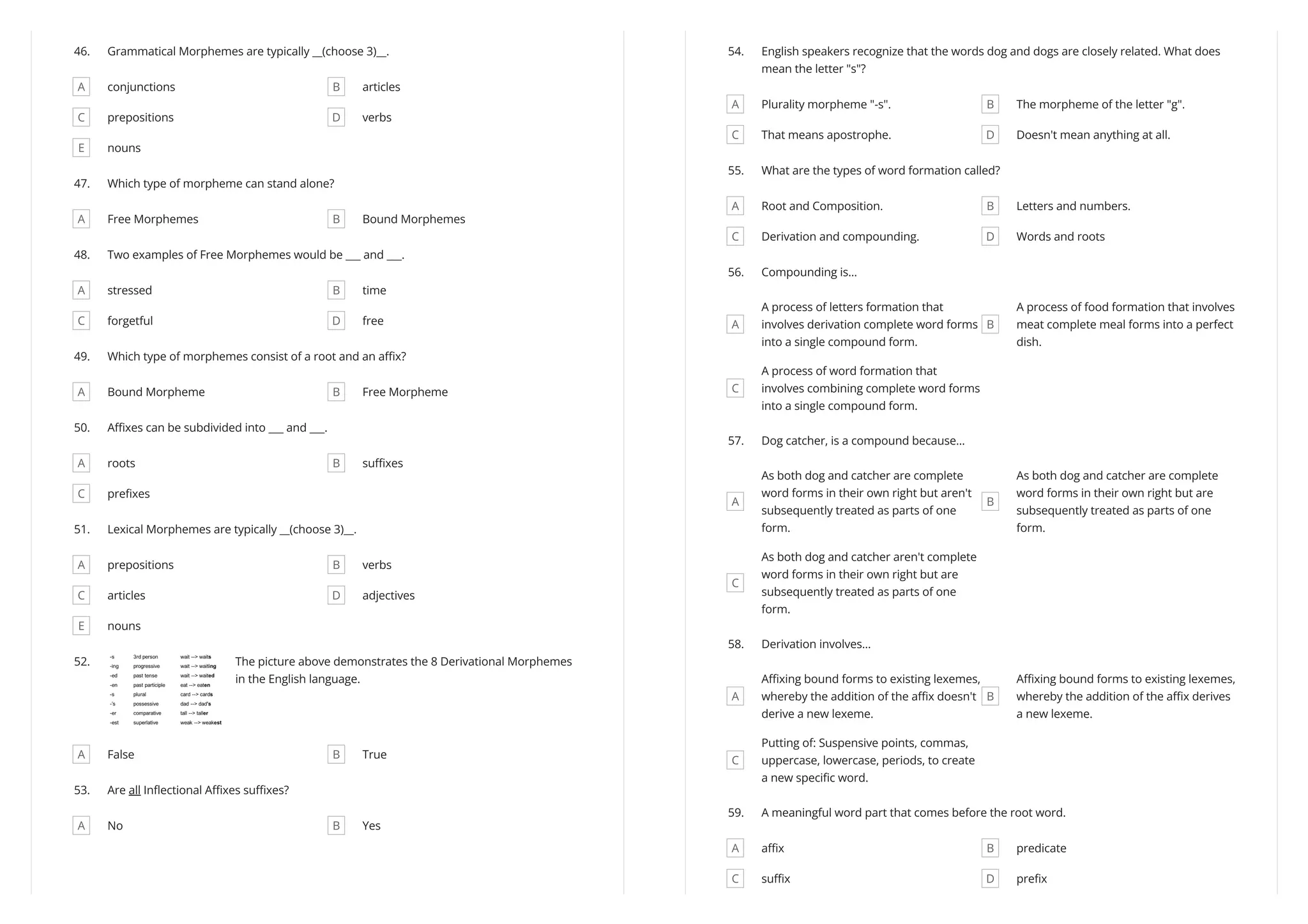 Morphology REVIEW.pdf