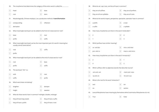 Morphology REVIEW.pdf