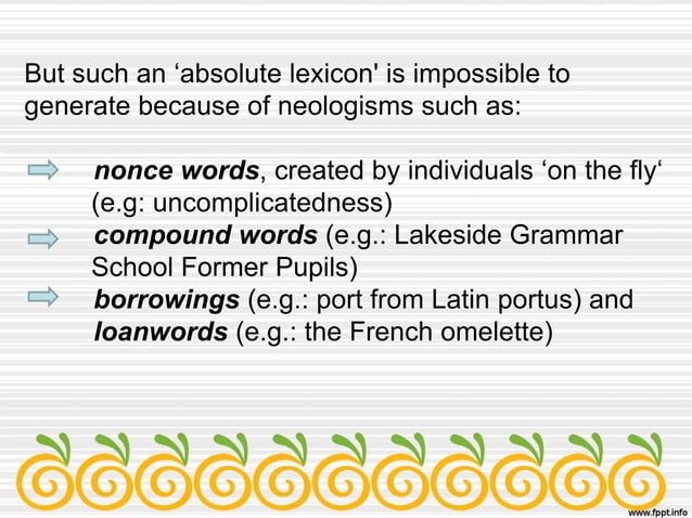 Morphology # Productivity in Word-Formation | PPTX | Programming Languages | Computing