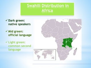 Morphology tutorial swahilli | PPTX