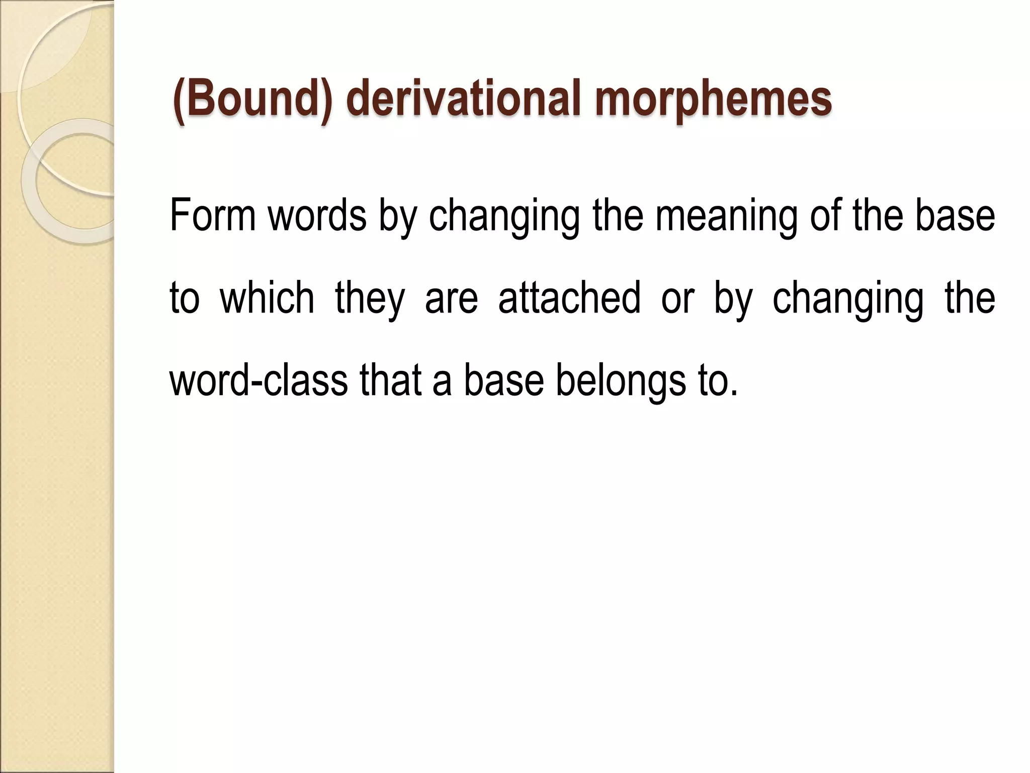 Morphology Tyoes of Morphmes_115149.ppt
