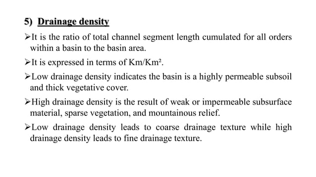 morphometry of drainage basin.pptx | Geography | Science