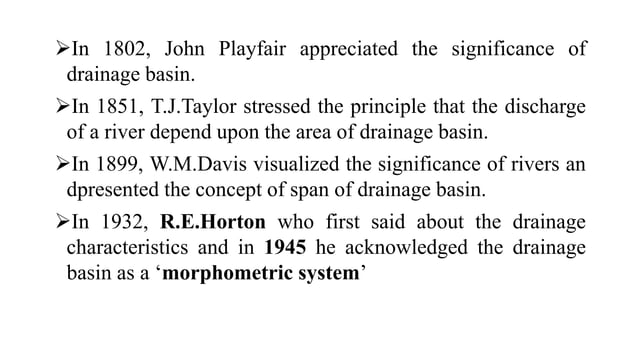 morphometry of drainage basin.pptx | Geography | Science