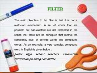 MORPHOSYNTAX: GENERATIVE MORPHOLOGY | PPTX | Science