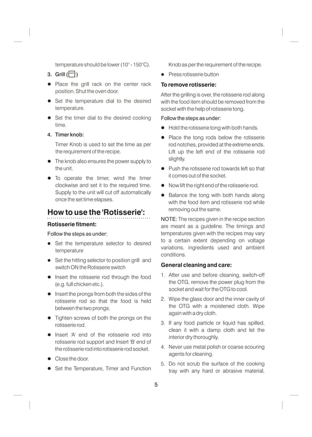 Morphy richard oven manual | PDF