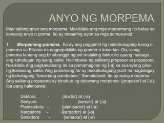 Morpolohiya group 12 abm 11-b | PPT