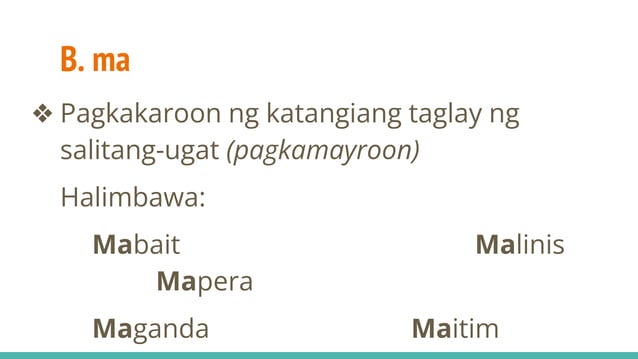 MORPOLOHIYA AT MGA SALITANG PANGKAYARIAN.pptx