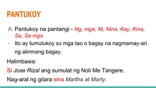 MORPOLOHIYA AT MGA SALITANG PANGKAYARIAN.pptx