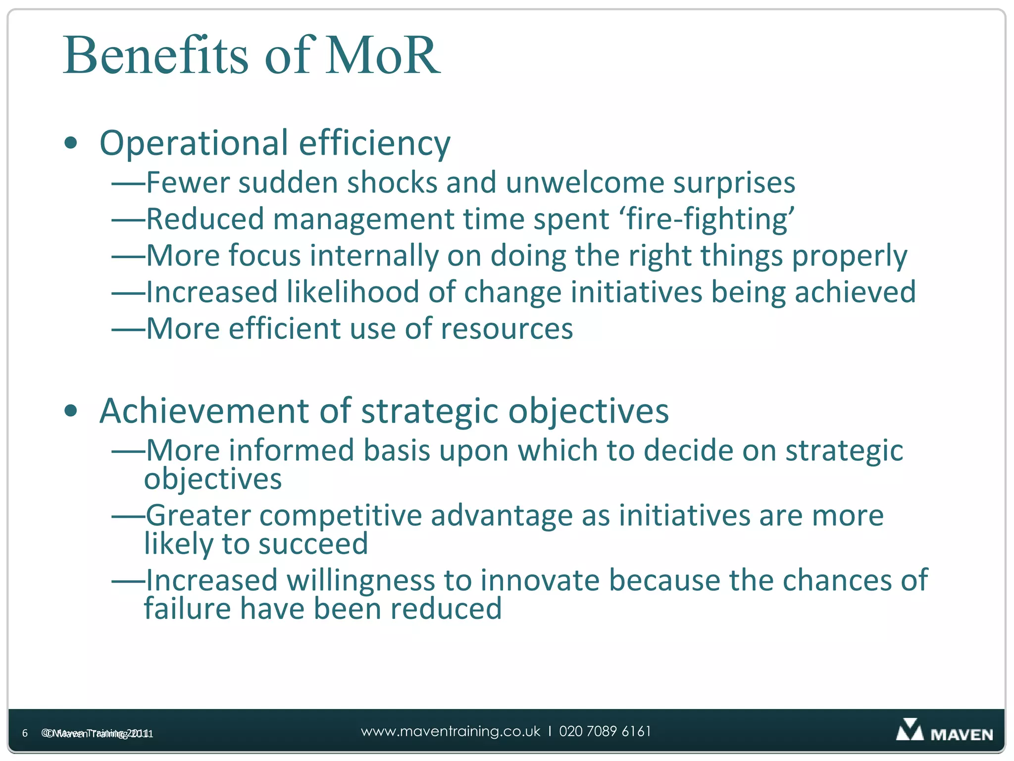 MoR Quick Guide | PPSX