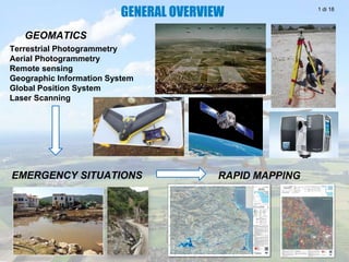 Geomatics for emergency management | PPT