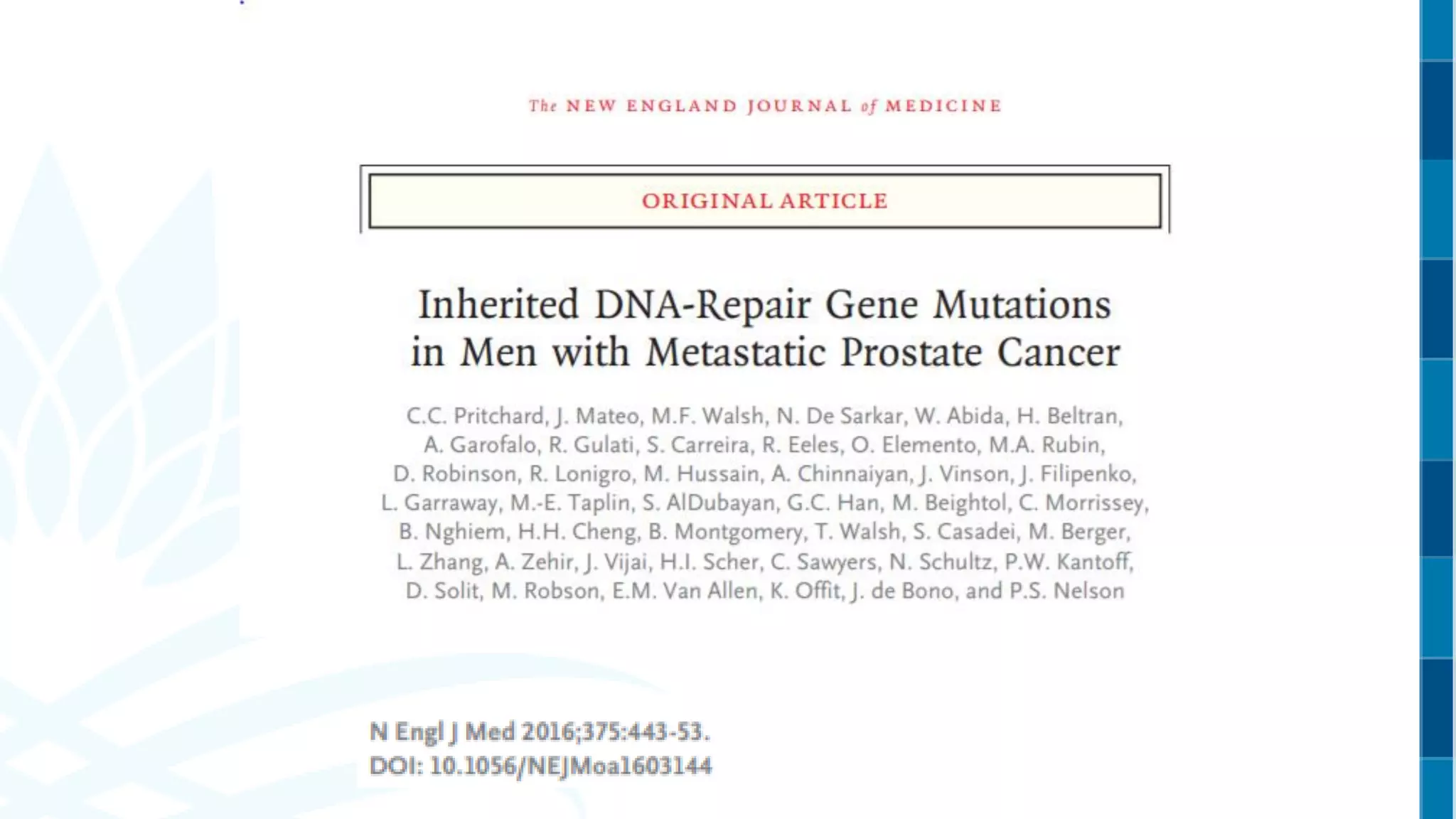Hereditary Genetics focusing on Prostate Cancer | PDF