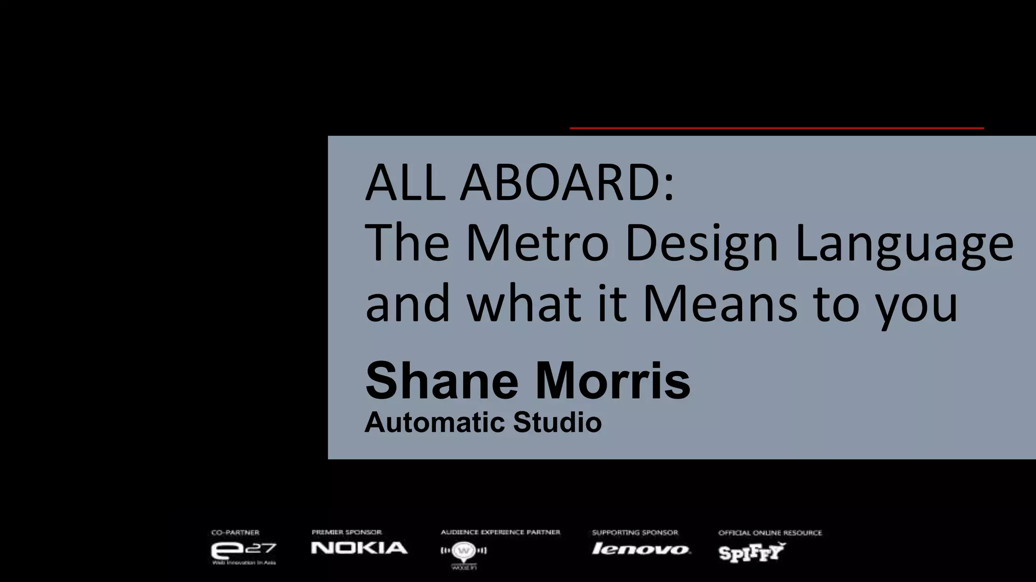 Metro Design Language | PPTX