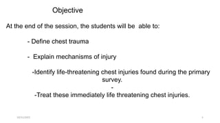 chest trauma | PPTX