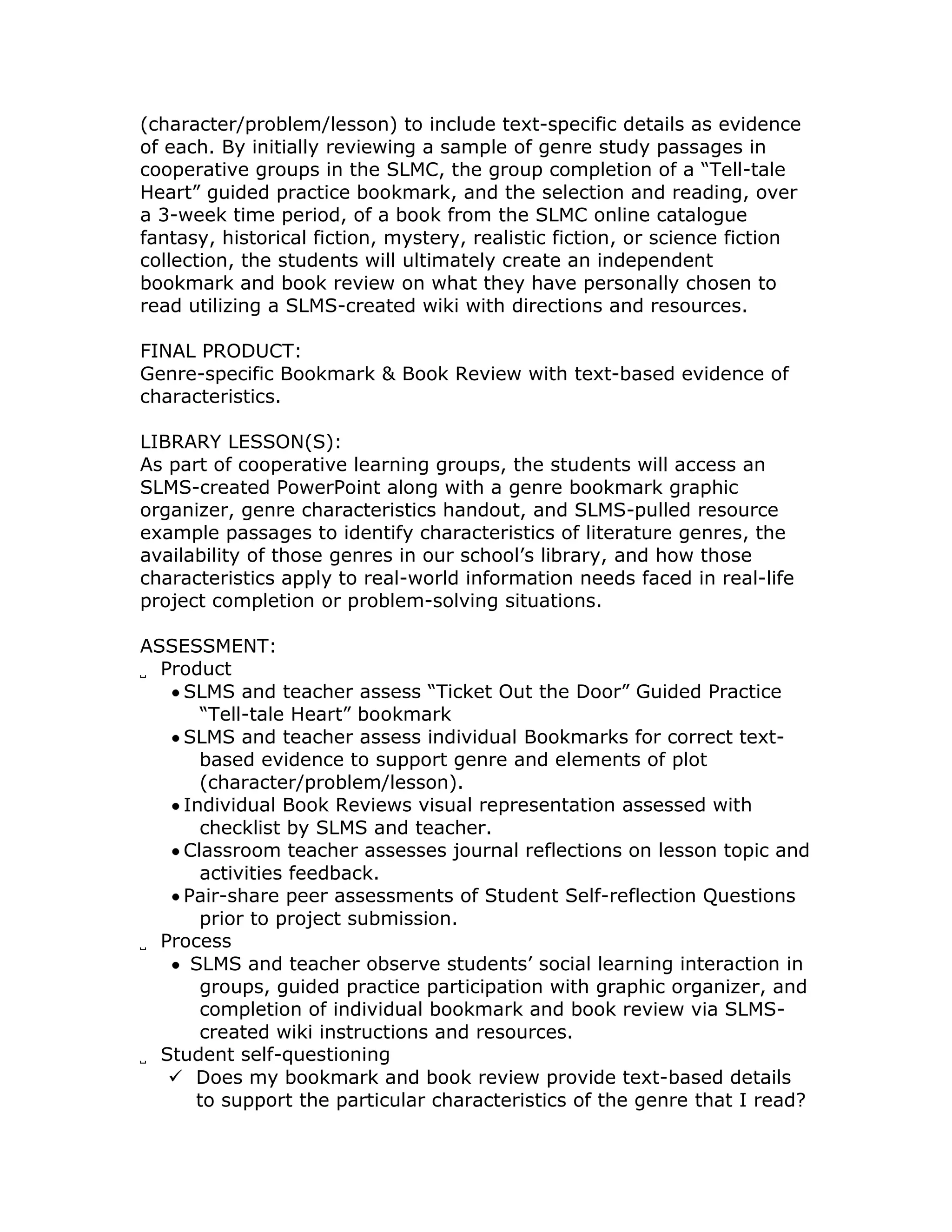 Morris d information literacy pathfinder lesson plan | DOCX