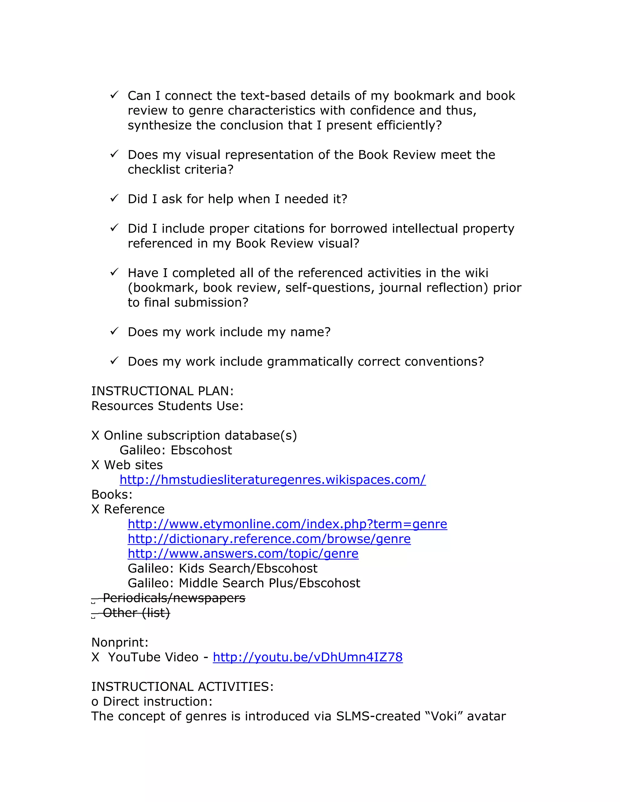 Morris d information literacy pathfinder lesson plan | DOCX