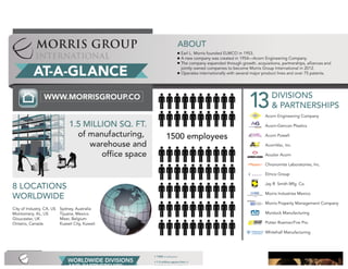 Morris Group International at a Glance | PDF