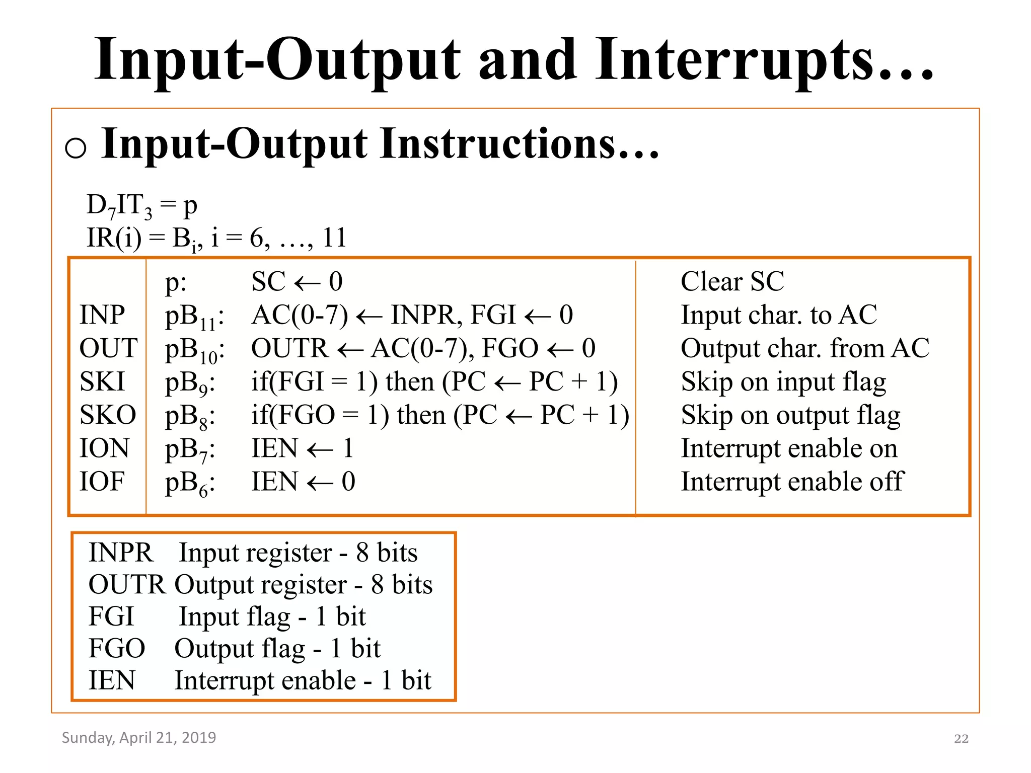 Basic Computer Organization and Design | PPTX