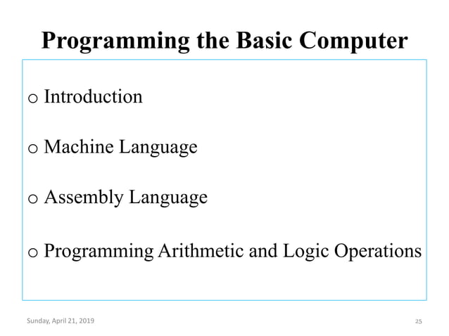 Basic Computer Organization and Design | PPTX | Operating Systems | Computer Software and ...