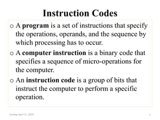 Basic Computer Organization and Design | PPTX