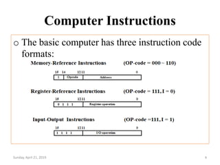 Basic Computer Organization and Design | PPTX