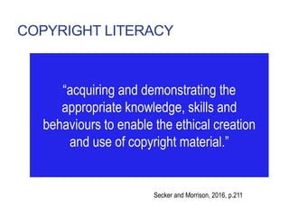 CILIP Copyright Conference - Dr Jane Secker & Chris Morrison | PPT