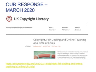 CILIP Copyright Conference - Dr Jane Secker & Chris Morrison | PPT