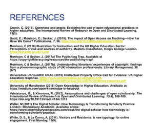 Copyright Literacy, Open Practice and the role of academic development ...