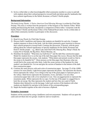 Landforms for class 2 Teaching plan and formative assessment etc | PDF